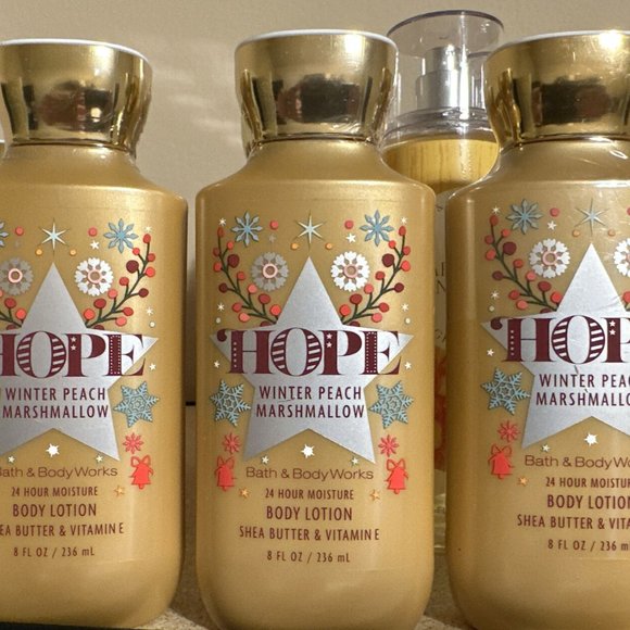Bath & Body Works | Bath & Body | 3 New Bath Body Works Hope Winter ...